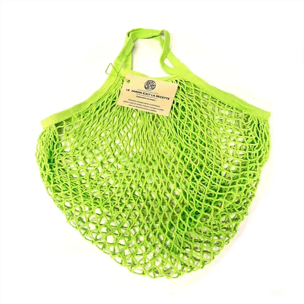 Sac filet vert — LE JARDIN E(S)T LA RECETTE